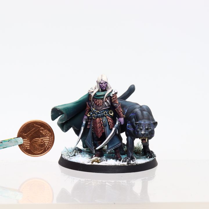 3D Printable Drow Ranger (+ Black Panther) by Bite the Bullet